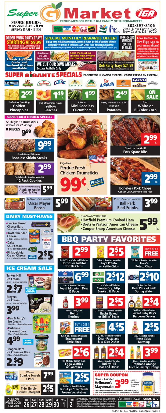Super Weekly Specials! – Super G Market